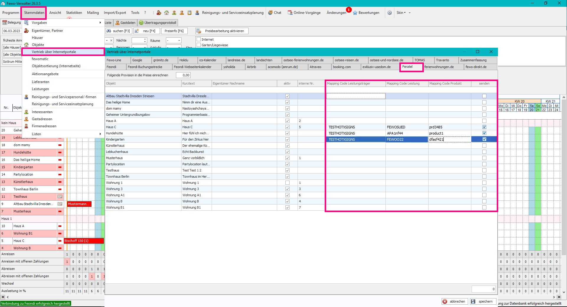 Ferienwohnung Channelmanager Feondi - Feratel Schnittstelle