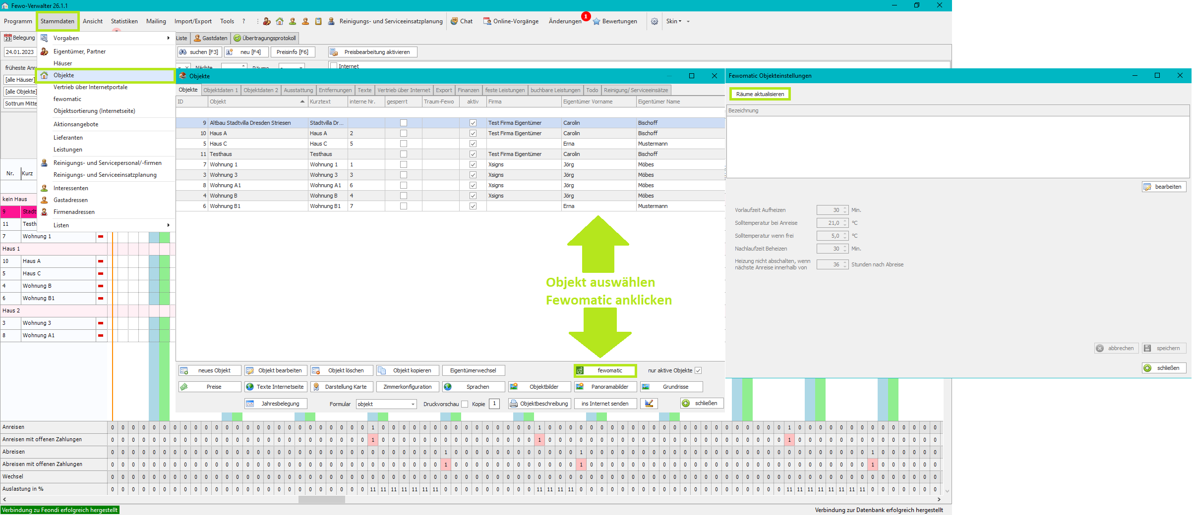 Smarthome Steuerung Fewomatic - Homematic IP Schnittstelle